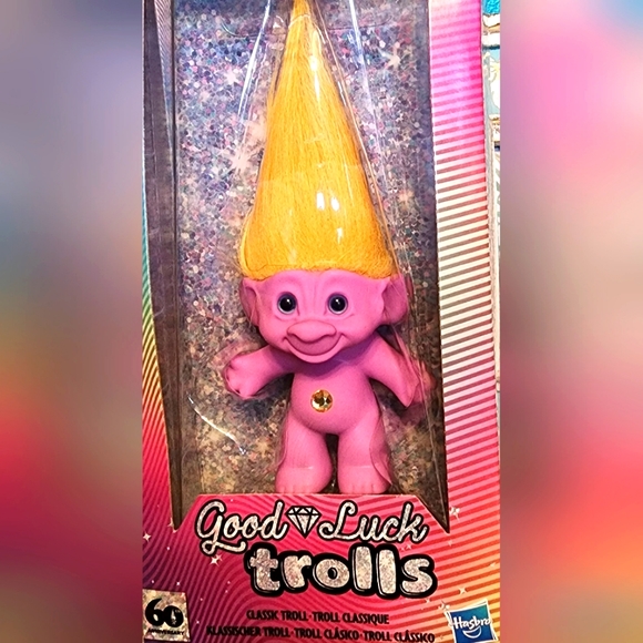 Hasbro | Toys | Hadbro Dreamworks Good Luck Classic Troll | Poshmark